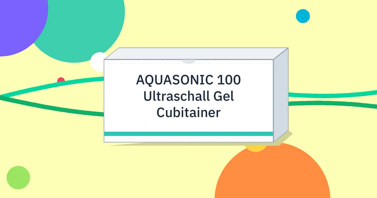 Symbolbild: Packung mit der Aufschrift AQUASONIC 100 Ultraschall Gel Cubitainer (PZN 11319868) – Verfügbarkeit und Bezug in Apotheken in Frankfurt am Main