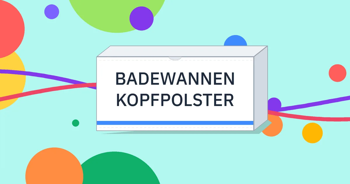 Symbolbild: Packung mit der Aufschrift BADEWANNEN KOPFPOLSTER (PZN 02692930) – Verfügbarkeit und Bezug in Apotheken in Frankfurt am Main