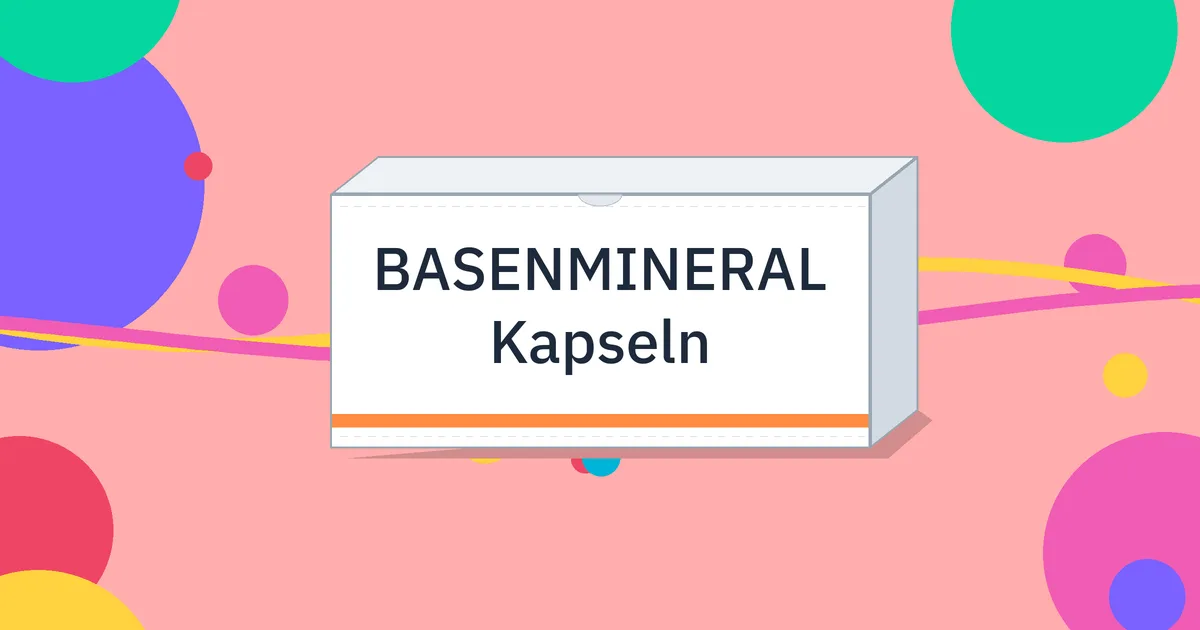 Symbolbild: Packung mit der Aufschrift BASENMINERAL Kapseln (PZN 18853950) – Verfügbarkeit und Bezug in Apotheken in Frankfurt am Main