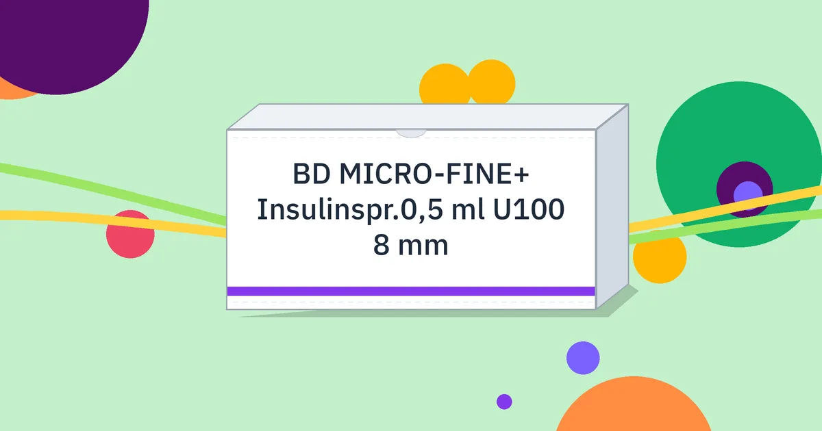 Symbolbild: Packung mit der Aufschrift BD MICRO-FINE+ Insulinspr.0,5 ml U100 8 mm (PZN 10301464) – Verfügbarkeit und Bezug in Apotheken in Frankfurt am Main