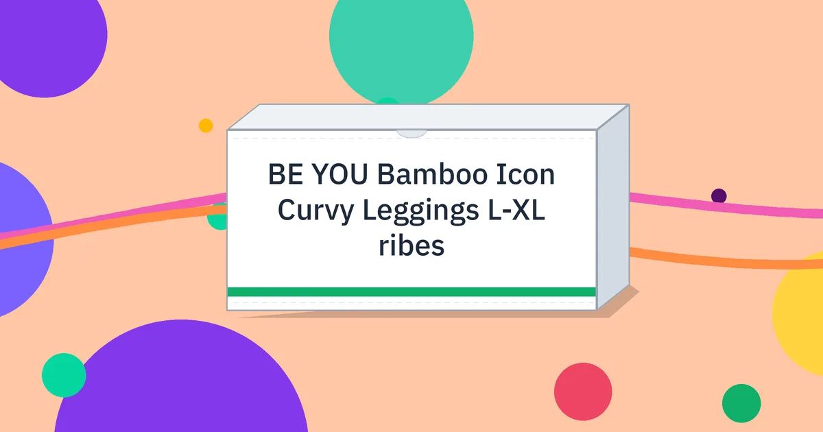 Symbolbild: Packung mit der Aufschrift BE YOU Bamboo Icon Curvy Leggings L-XL ribes (PZN 20289540) – Verfügbarkeit und Bezug in Apotheken in Frankfurt am Main