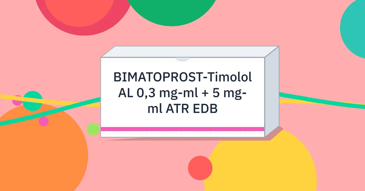 Symbolbild: Packung mit der Aufschrift BIMATOPROST-Timolol AL 0,3 mg-ml + 5 mg-ml ATR EDB (PZN 18169863) – Verfügbarkeit und Bezug in Apotheken in Frankfurt am Main