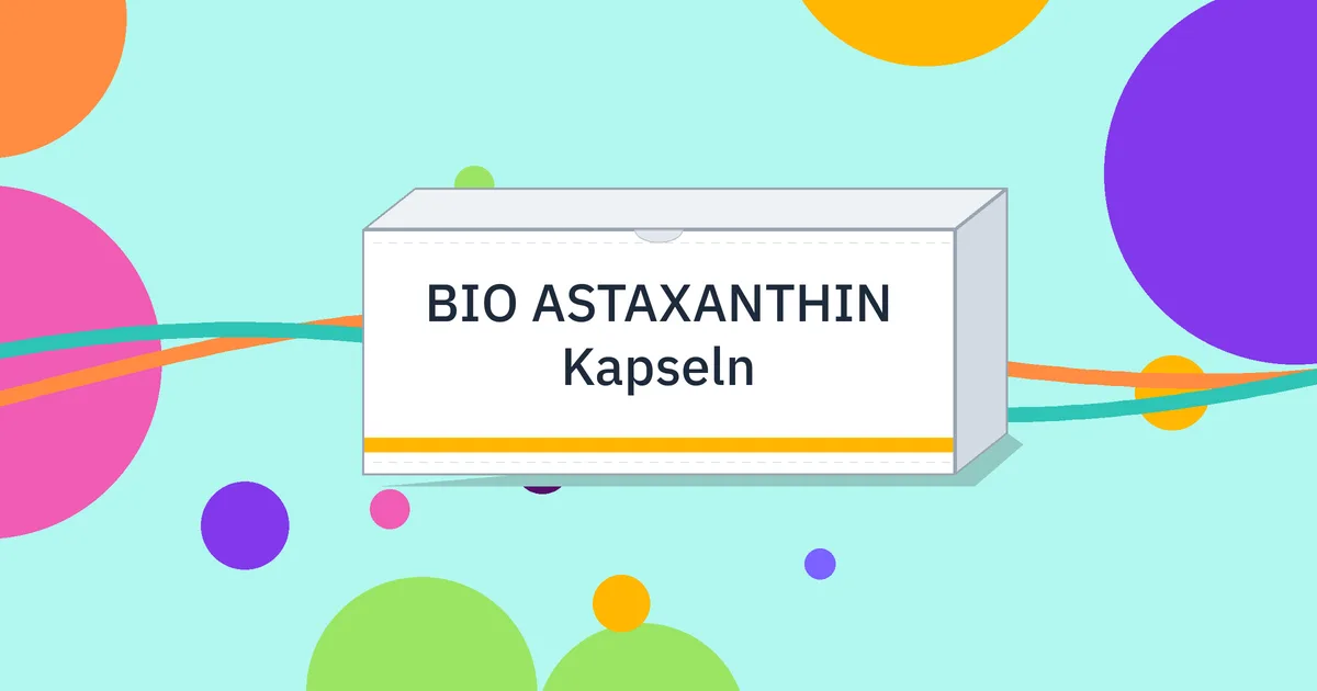 Symbolbild: Packung mit der Aufschrift BIO ASTAXANTHIN Kapseln (PZN 19062819) – Verfügbarkeit und Bezug in Apotheken in Frankfurt am Main