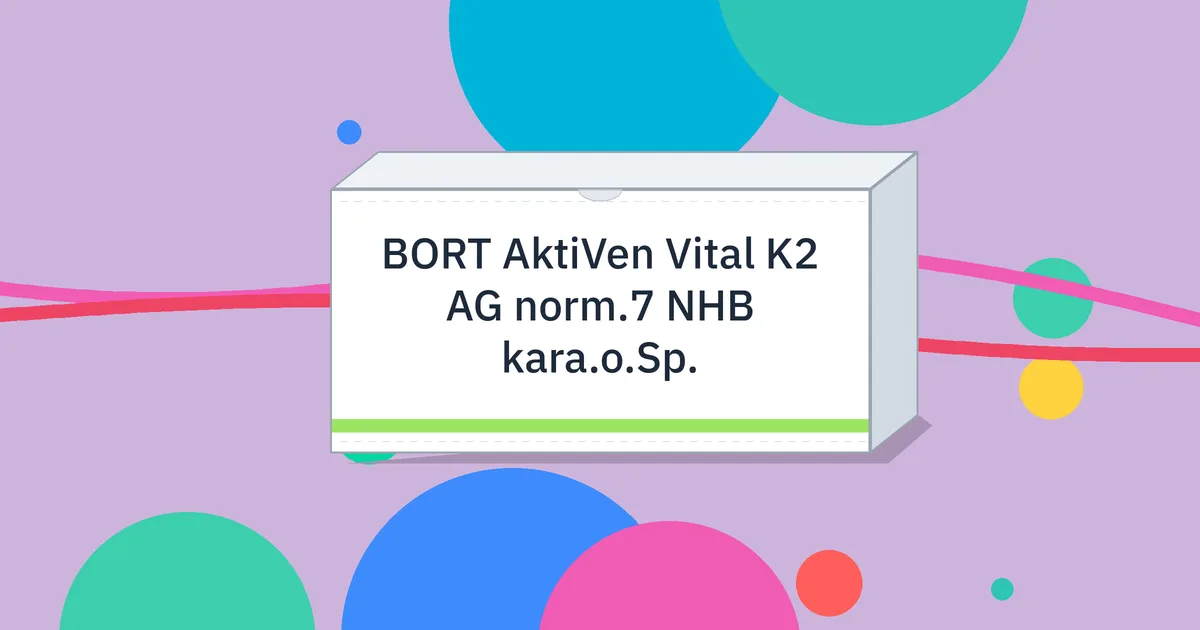 Symbolbild: Packung mit der Aufschrift BORT AktiVen Vital K2 AG norm.7 NHB kara.o.Sp. (PZN 12384000) – Verfügbarkeit und Bezug in Apotheken in Frankfurt am Main