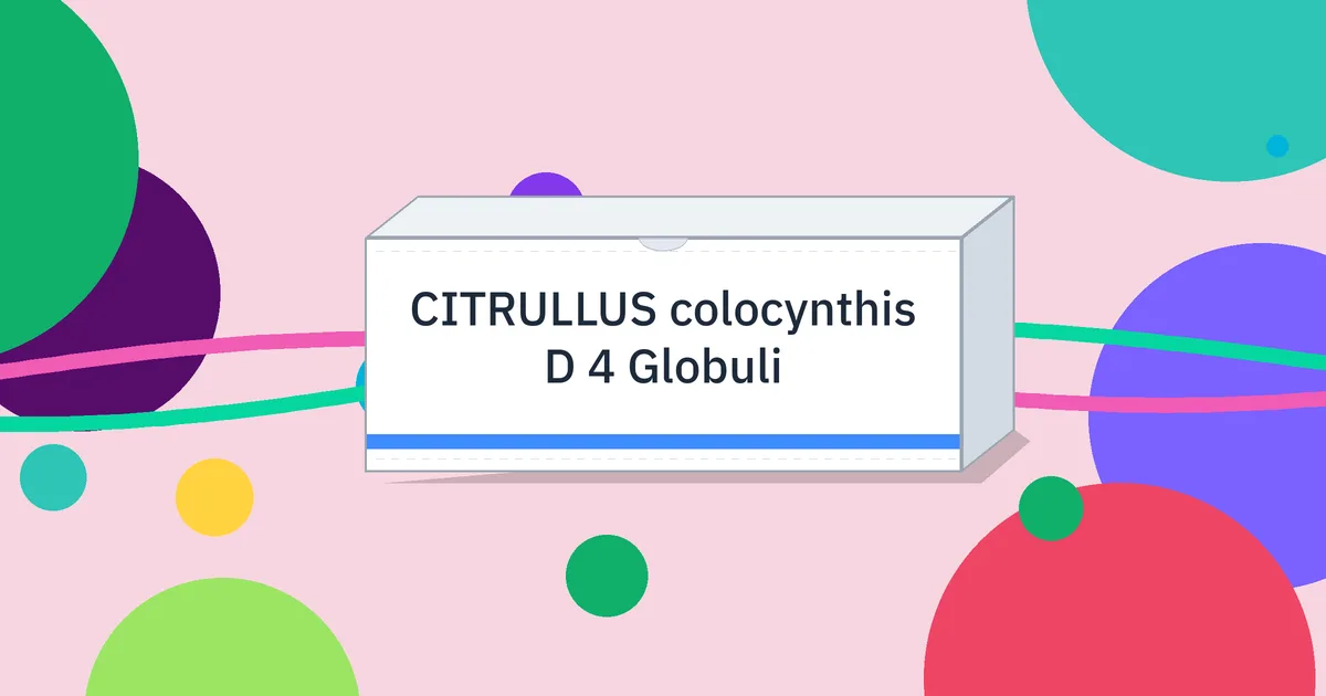 Symbolbild: Packung mit der Aufschrift CITRULLUS colocynthis D 4 Globuli (PZN 14312097) – Verfügbarkeit und Bezug in Apotheken in Frankfurt am Main