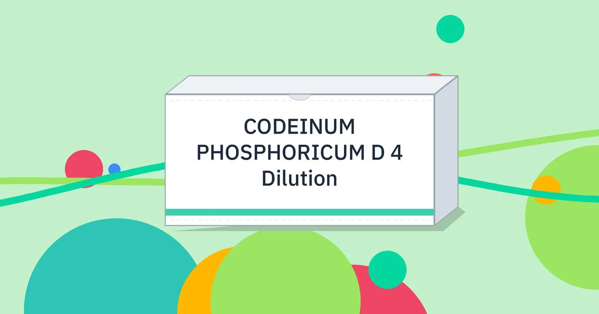 Symbolbild: Packung mit der Aufschrift CODEINUM PHOSPHORICUM D 4 Dilution (PZN 02611498) – Verfügbarkeit und Bezug in Apotheken in Frankfurt am Main