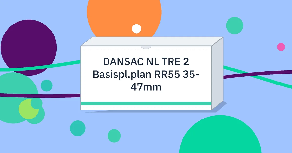 Symbolbild: Packung mit der Aufschrift DANSAC NL TRE 2 Basispl.plan RR55 35-47mm (PZN 15302706) – Verfügbarkeit und Bezug in Apotheken in Frankfurt am Main