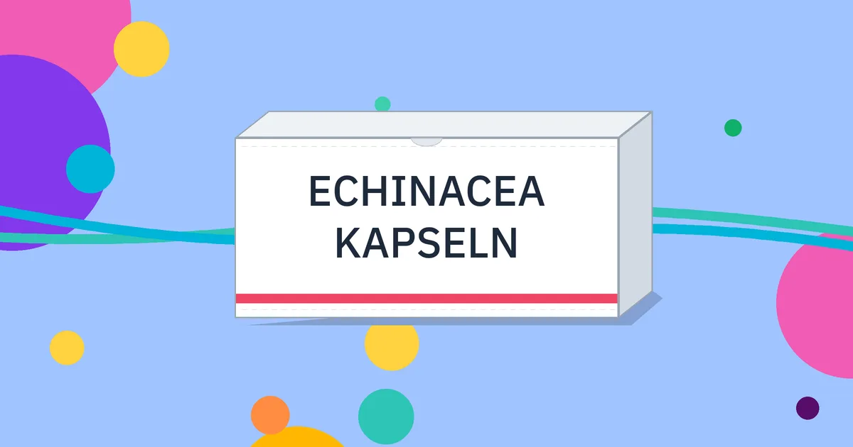 Symbolbild: Packung mit der Aufschrift ECHINACEA KAPSELN (PZN 02228262) – Verfügbarkeit und Bezug in Apotheken in Frankfurt am Main