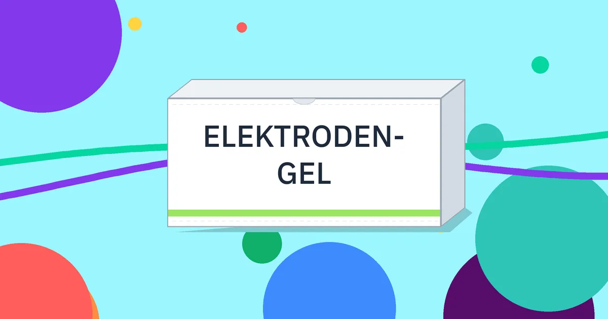 Symbolbild: Packung mit der Aufschrift ELEKTRODEN-GEL (PZN 18111177) – Verfügbarkeit und Bezug in Apotheken in Frankfurt am Main