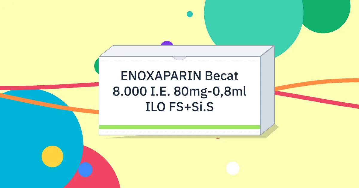 Symbolbild: Packung mit der Aufschrift ENOXAPARIN Becat 8.000 I.E. 80mg-0,8ml ILO FS+Si.S (PZN 13509142) – Verfügbarkeit und Bezug in Apotheken in Frankfurt am Main