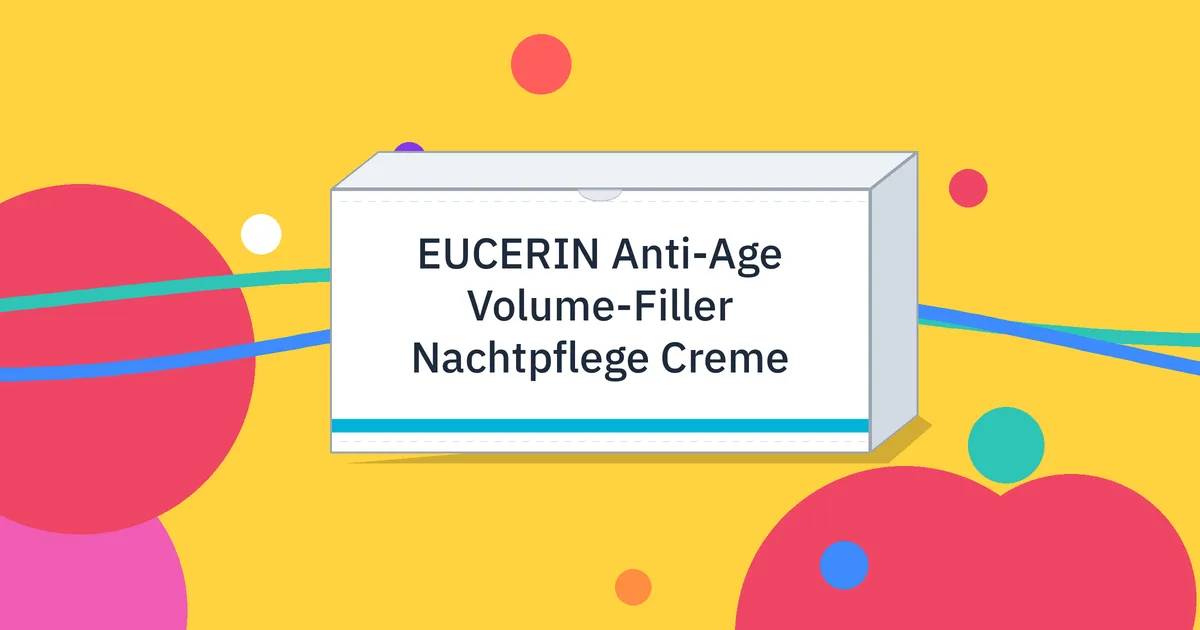 Symbolbild: Packung mit der Aufschrift EUCERIN Anti-Age Volume-Filler Nachtpflege Creme (PZN 02398780) – Verfügbarkeit und Bezug in Apotheken in Frankfurt am Main
