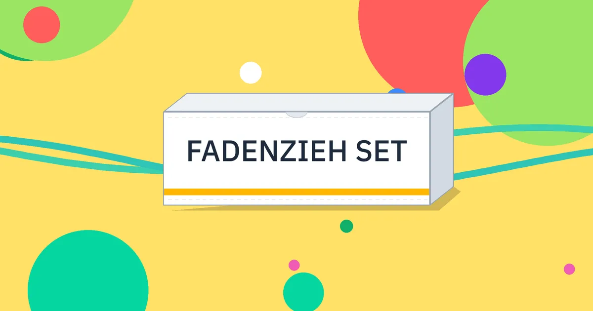 Symbolbild: Packung mit der Aufschrift FADENZIEH SET (PZN 12556582) – Verfügbarkeit und Bezug in Apotheken in Frankfurt am Main