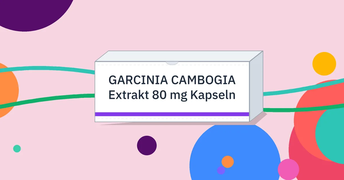 Symbolbild: Packung mit der Aufschrift GARCINIA CAMBOGIA Extrakt 80 mg Kapseln (PZN 18215221) – Verfügbarkeit und Bezug in Apotheken in Frankfurt am Main