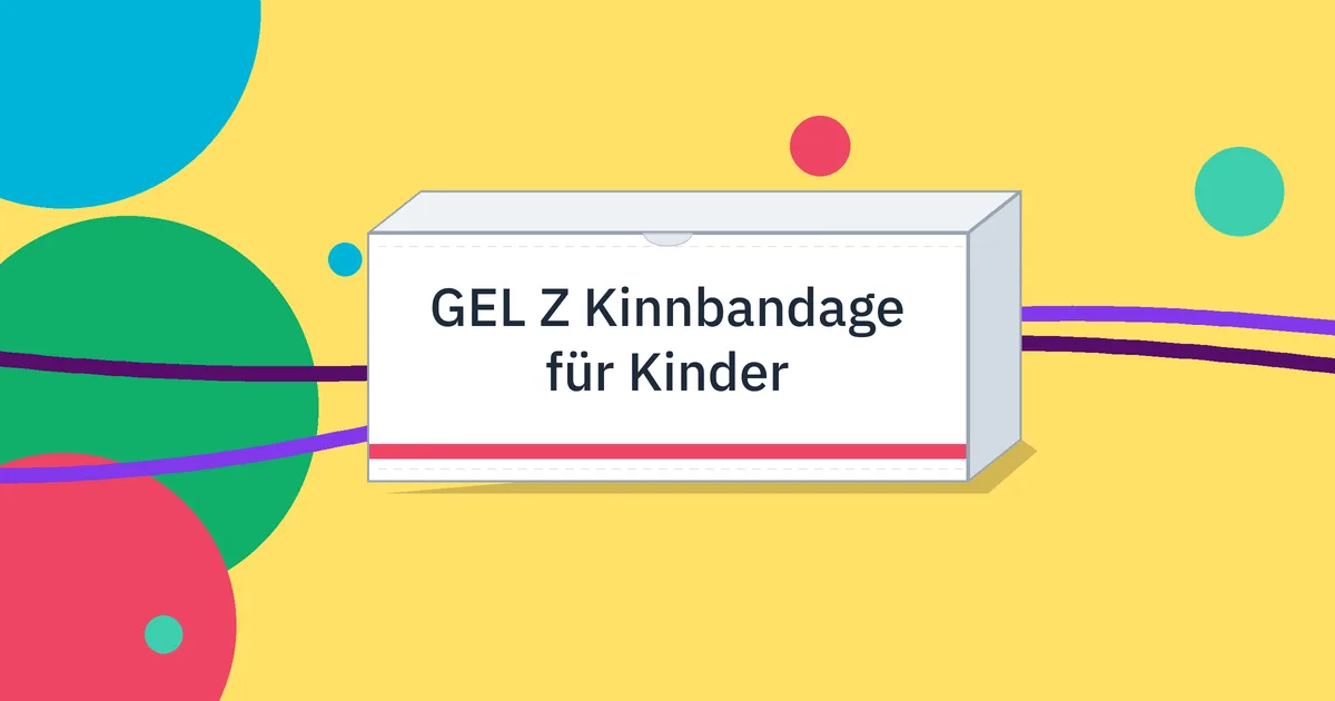 Symbolbild: Packung mit der Aufschrift GEL Z Kinnbandage für Kinder (PZN 11079039) – Verfügbarkeit und Bezug in Apotheken in Frankfurt am Main