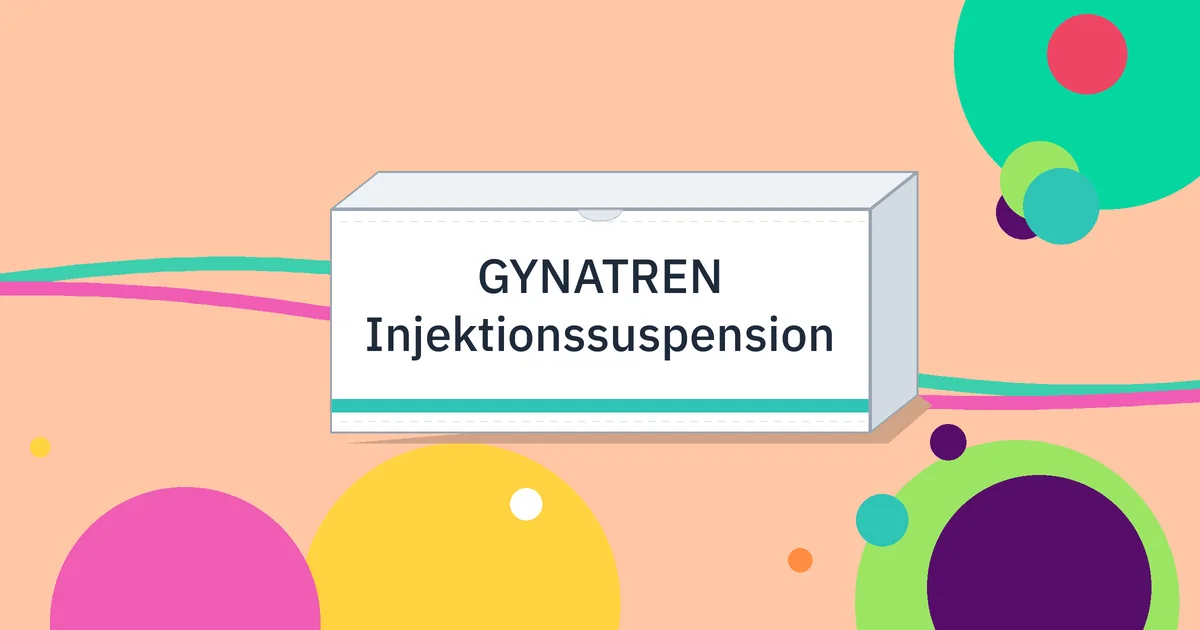 Symbolbild: Packung mit der Aufschrift GYNATREN Injektionssuspension (PZN 02542900) – Verfügbarkeit und Bezug in Apotheken in Frankfurt am Main