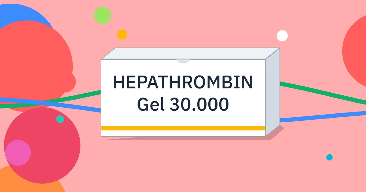 Symbolbild: Packung mit der Aufschrift HEPATHROMBIN Gel 30.000 (PZN 03183136) – Verfügbarkeit und Bezug in Apotheken in Frankfurt am Main