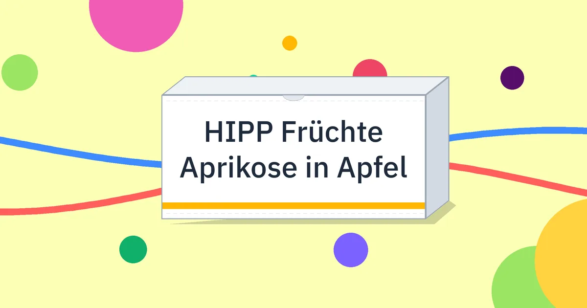 Symbolbild: Packung mit der Aufschrift HIPP Früchte Aprikose in Apfel (PZN 00044115) – Verfügbarkeit und Bezug in Apotheken in Frankfurt am Main