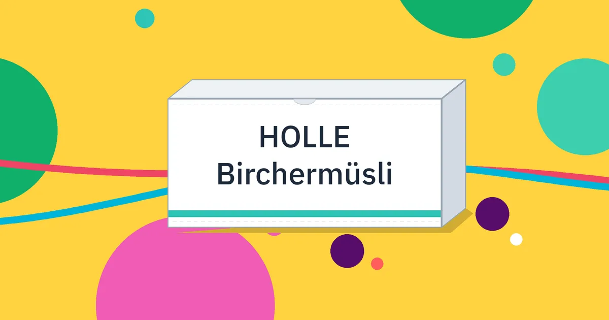 Symbolbild: Packung mit der Aufschrift HOLLE Birchermüsli (PZN 02076390) – Verfügbarkeit und Bezug in Apotheken in Frankfurt am Main
