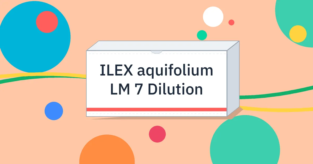Symbolbild: Packung mit der Aufschrift ILEX aquifolium LM 7 Dilution (PZN 12912019) – Verfügbarkeit und Bezug in Apotheken in Frankfurt am Main