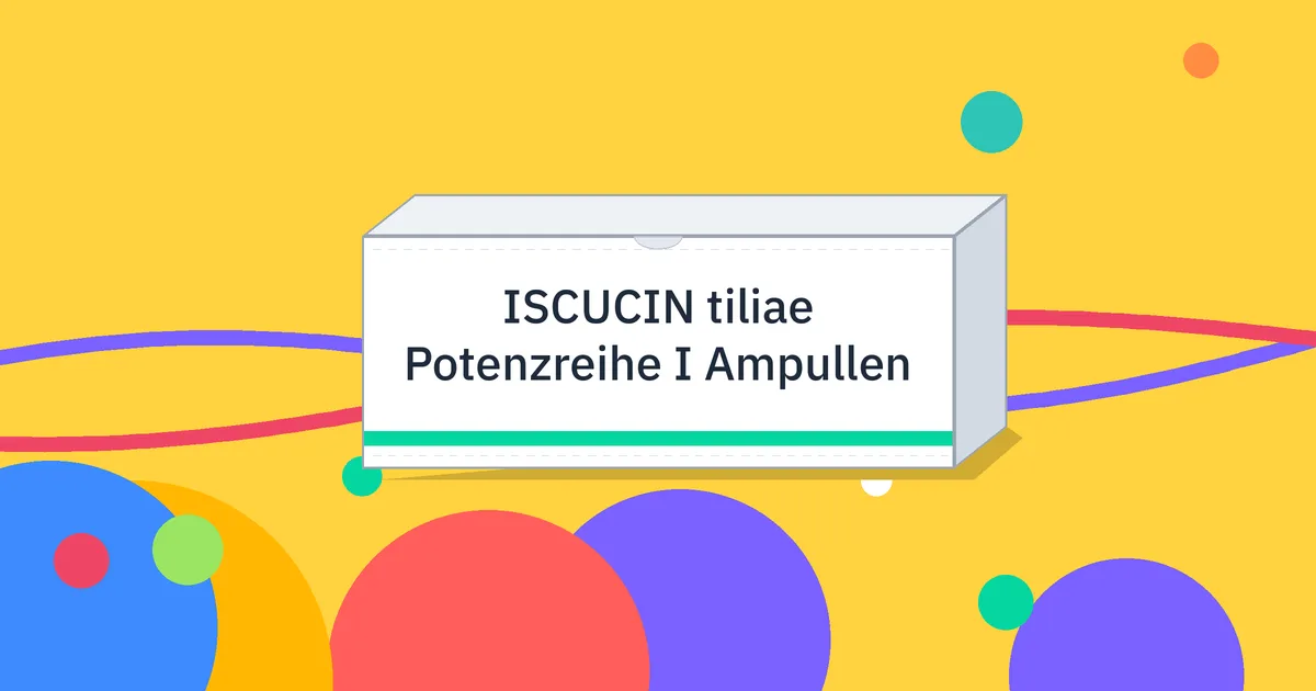 Symbolbild: Packung mit der Aufschrift ISCUCIN tiliae Potenzreihe I Ampullen (PZN 04429651) – Verfügbarkeit und Bezug in Apotheken in Frankfurt am Main