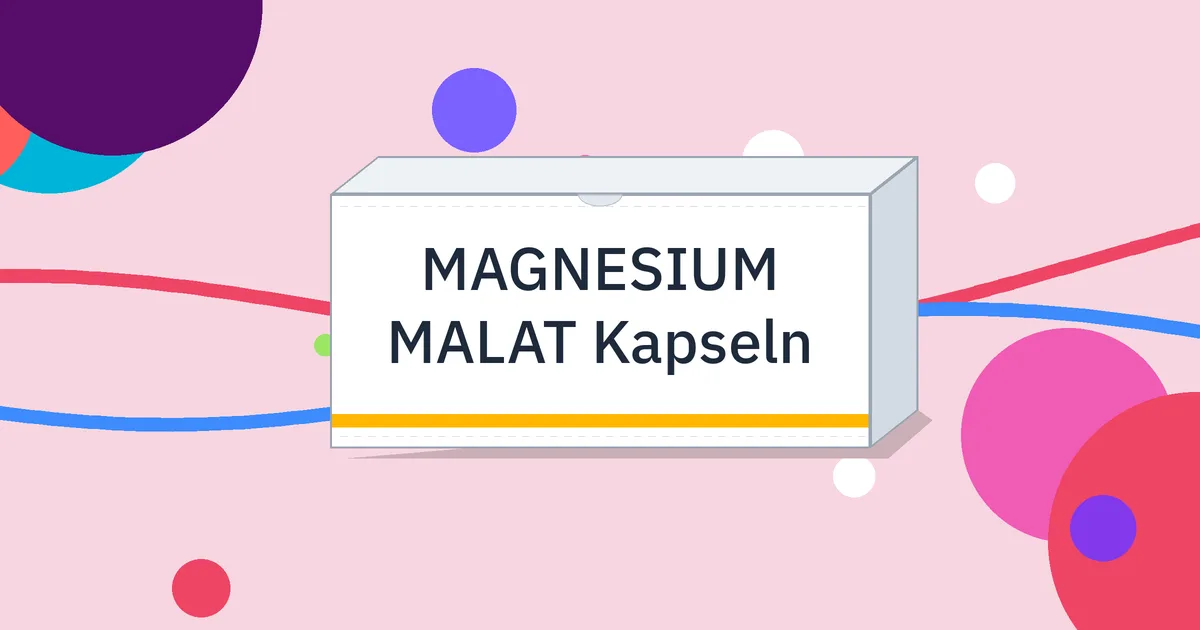 Symbolbild: Packung mit der Aufschrift MAGNESIUM MALAT Kapseln (PZN 20807242) – Verfügbarkeit und Bezug in Apotheken in Frankfurt am Main