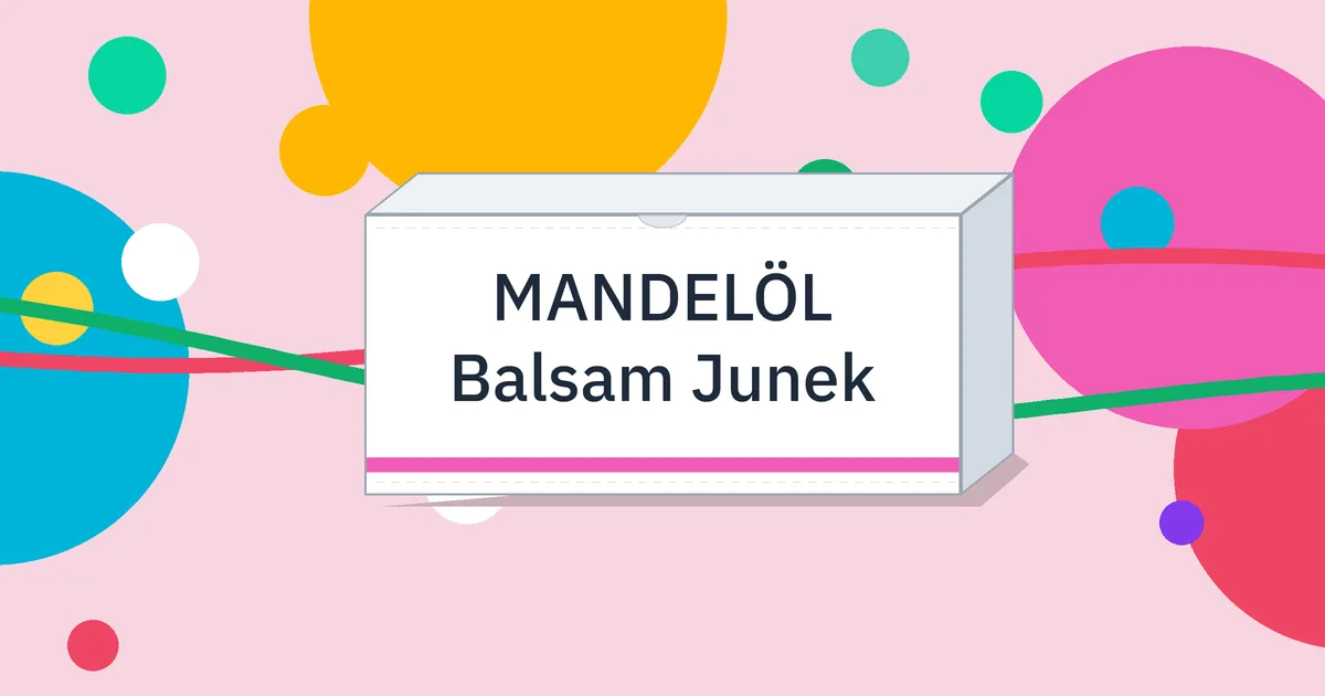 Symbolbild: Packung mit der Aufschrift MANDELÖL Balsam Junek (PZN 18603963) – Verfügbarkeit und Bezug in Apotheken in Frankfurt am Main