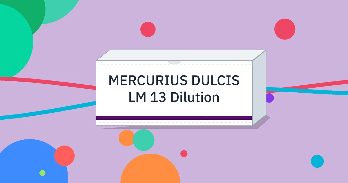 Symbolbild: Packung mit der Aufschrift MERCURIUS DULCIS LM 13 Dilution (PZN 12951367) – Verfügbarkeit und Bezug in Apotheken in Frankfurt am Main