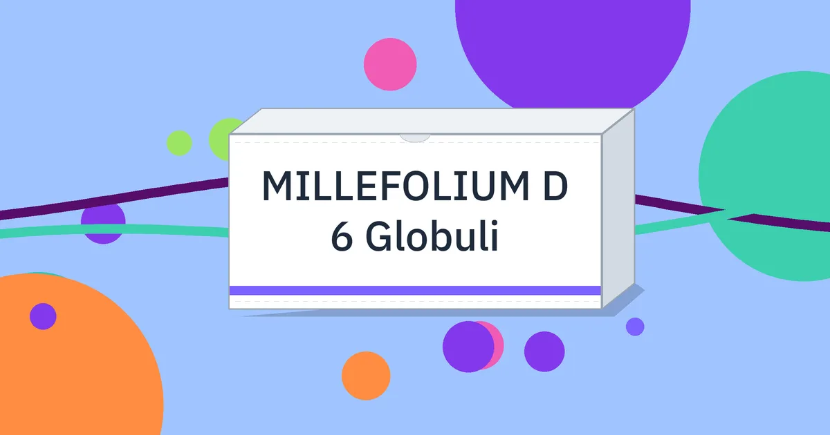 Symbolbild: Packung mit der Aufschrift MILLEFOLIUM D 6 Globuli (PZN 04227858) – Verfügbarkeit und Bezug in Apotheken in Frankfurt am Main