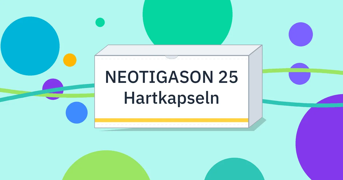Symbolbild: Packung mit der Aufschrift NEOTIGASON 25 Hartkapseln (PZN 11328525) – Verfügbarkeit und Bezug in Apotheken in Frankfurt am Main