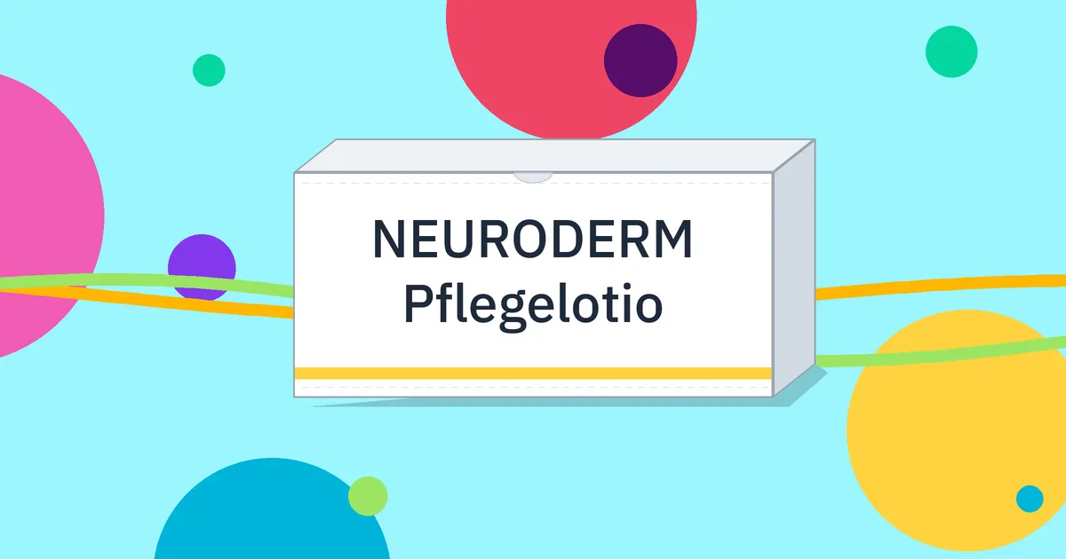Symbolbild: Packung mit der Aufschrift NEURODERM Pflegelotio (PZN 14058049) – Verfügbarkeit und Bezug in Apotheken in Frankfurt am Main