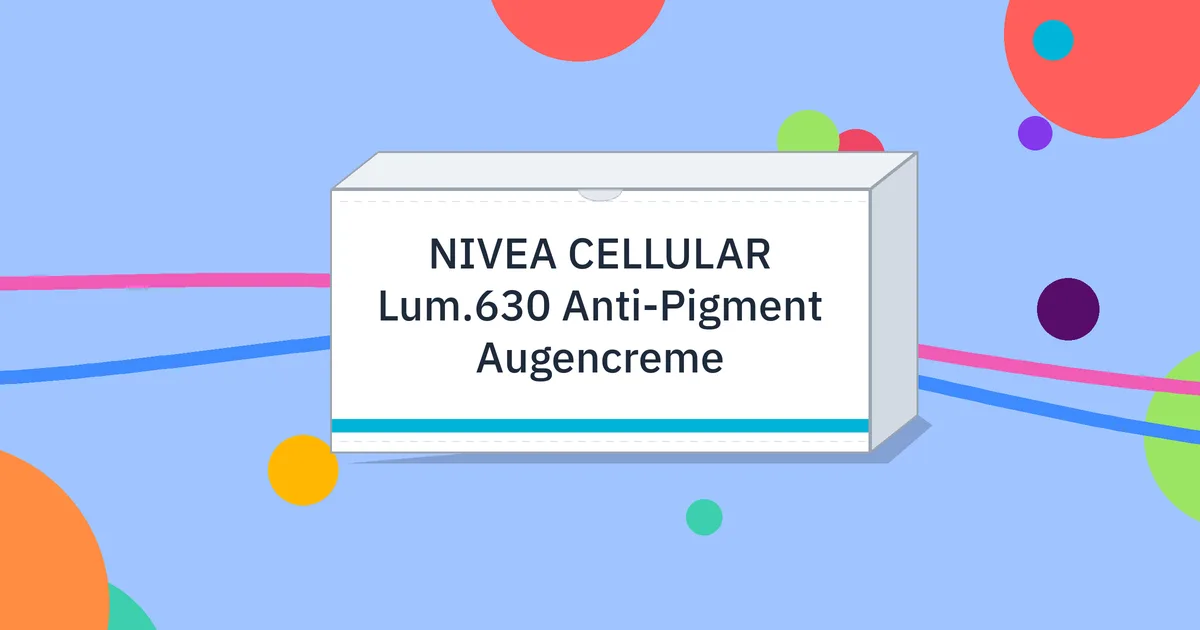 Symbolbild: Packung mit der Aufschrift NIVEA CELLULAR Lum.630 Anti-Pigment Augencreme (PZN 18206819) – Verfügbarkeit und Bezug in Apotheken in Frankfurt am Main