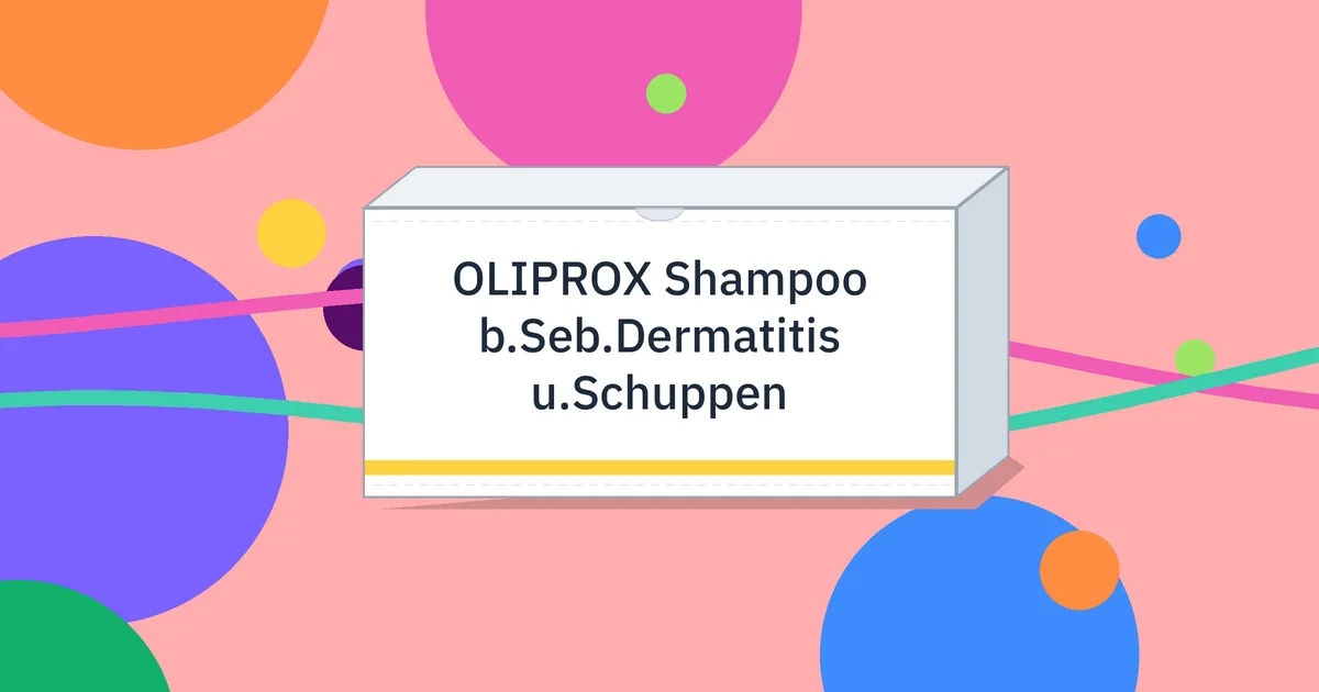 Symbolbild: Packung mit der Aufschrift OLIPROX Shampoo b.Seb.Dermatitis u.Schuppen (PZN 11509787) – Verfügbarkeit und Bezug in Apotheken in Frankfurt am Main