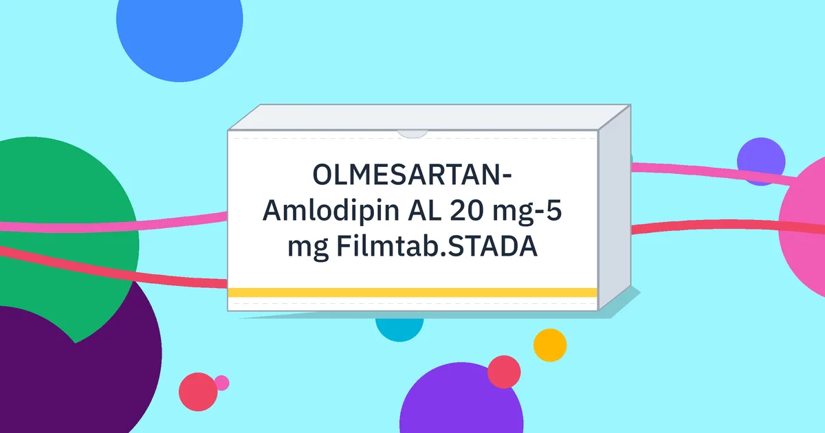 Symbolbild: Packung mit der Aufschrift OLMESARTAN-Amlodipin AL 20 mg-5 mg Filmtab.STADA (PZN 19818714) – Verfügbarkeit und Bezug in Apotheken in Frankfurt am Main