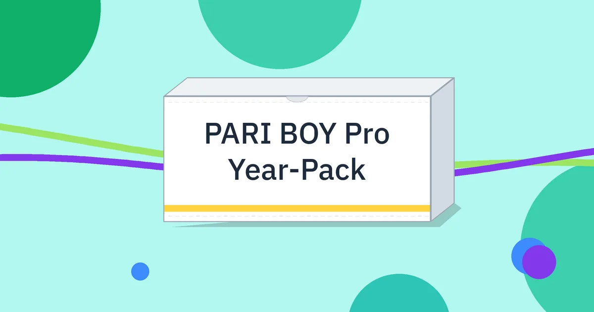 Symbolbild: Packung mit der Aufschrift PARI BOY Pro Year-Pack (PZN 13868473) – Verfügbarkeit und Bezug in Apotheken in Frankfurt am Main