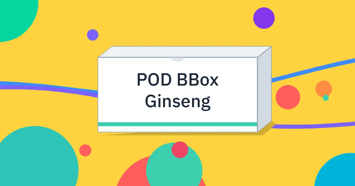 Symbolbild: Packung mit der Aufschrift POD BBox Ginseng (PZN 18907829) – Verfügbarkeit und Bezug in Apotheken in Frankfurt am Main