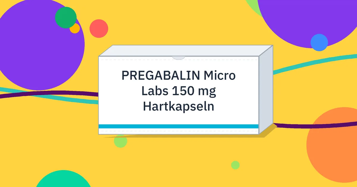 Symbolbild: Packung mit der Aufschrift PREGABALIN Micro Labs 150 mg Hartkapseln (PZN 19377552) – Verfügbarkeit und Bezug in Apotheken in Frankfurt am Main