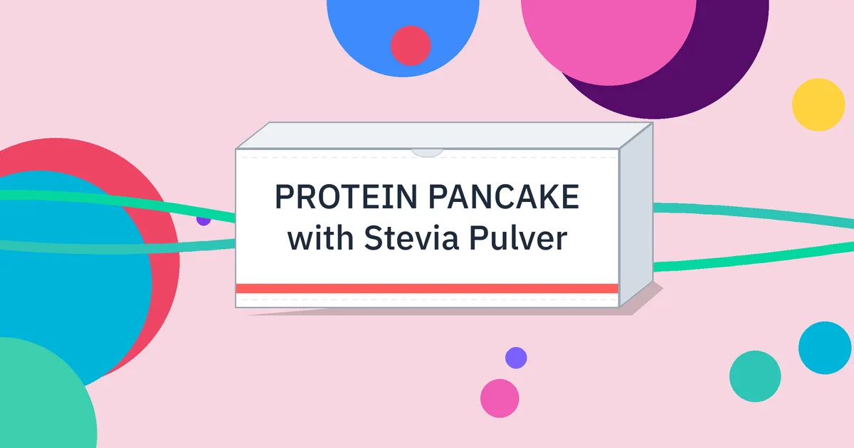 Symbolbild: Packung mit der Aufschrift PROTEIN PANCAKE with Stevia Pulver (PZN 14143909) – Verfügbarkeit und Bezug in Apotheken in Frankfurt am Main