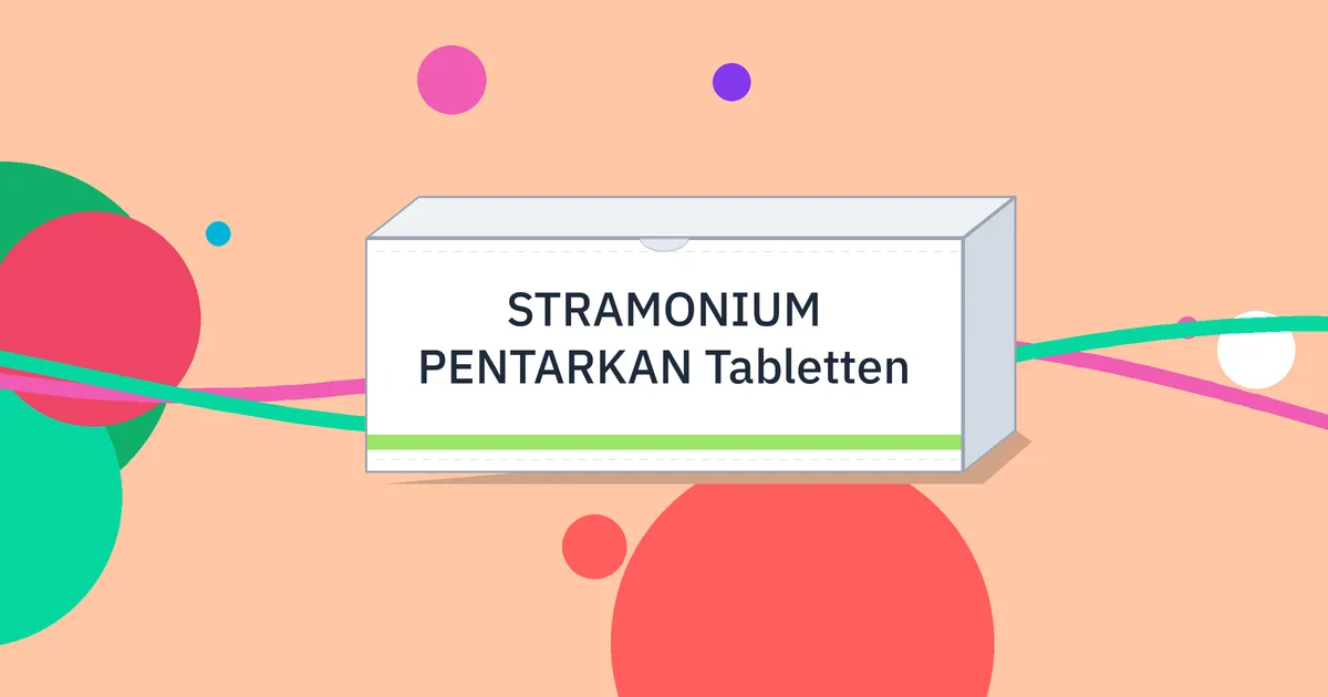 Symbolbild: Packung mit der Aufschrift STRAMONIUM PENTARKAN Tabletten (PZN 00180930) – Verfügbarkeit und Bezug in Apotheken in Frankfurt am Main