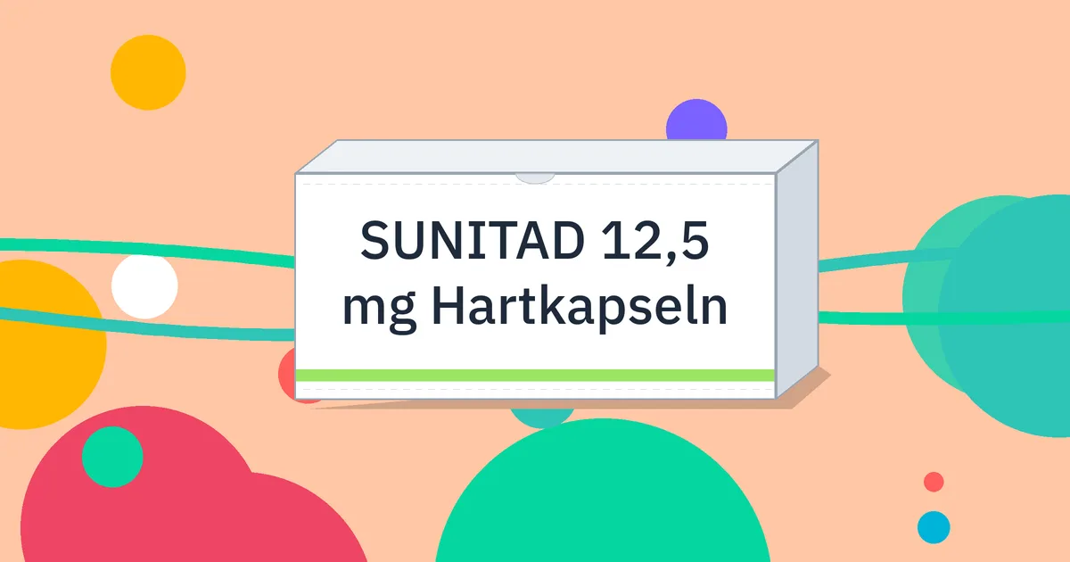 Symbolbild: Packung mit der Aufschrift SUNITAD 12,5 mg Hartkapseln (PZN 17605291) – Verfügbarkeit und Bezug in Apotheken in Frankfurt am Main