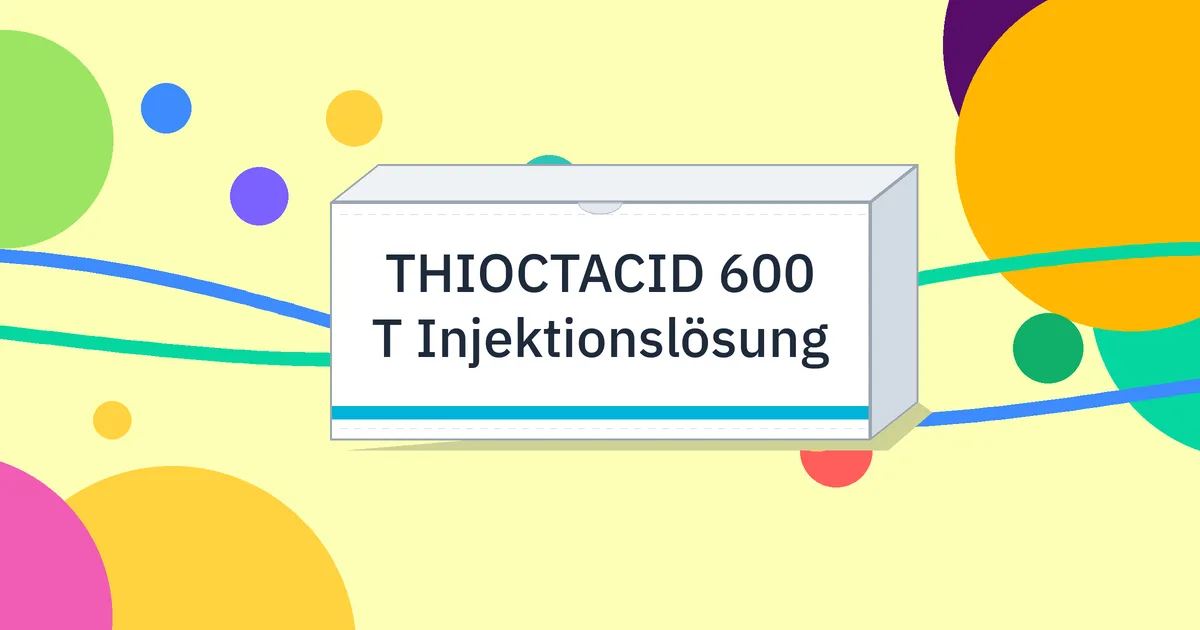 Symbolbild: Packung mit der Aufschrift THIOCTACID 600 T Injektionslösung (PZN 04773259) – Verfügbarkeit und Bezug in Apotheken in Frankfurt am Main