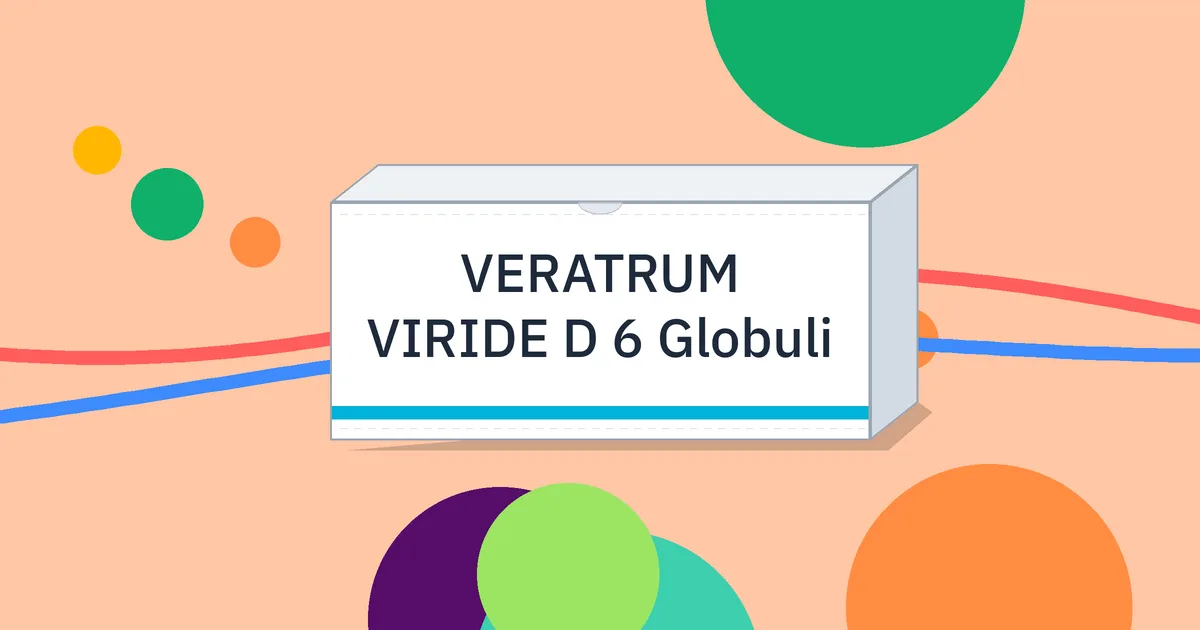 Symbolbild: Packung mit der Aufschrift VERATRUM VIRIDE D 6 Globuli (PZN 07183239) – Verfügbarkeit und Bezug in Apotheken in Frankfurt am Main