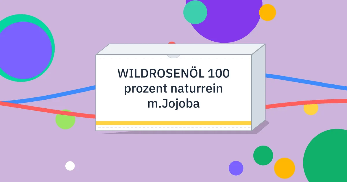 Symbolbild: Packung mit der Aufschrift WILDROSENÖL 100 prozent naturrein m.Jojoba (PZN 00669625) – Verfügbarkeit und Bezug in Apotheken in Frankfurt am Main