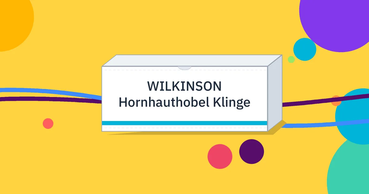 Symbolbild: Packung mit der Aufschrift WILKINSON Hornhauthobel Klinge (PZN 04515480) – Verfügbarkeit und Bezug in Apotheken in Frankfurt am Main