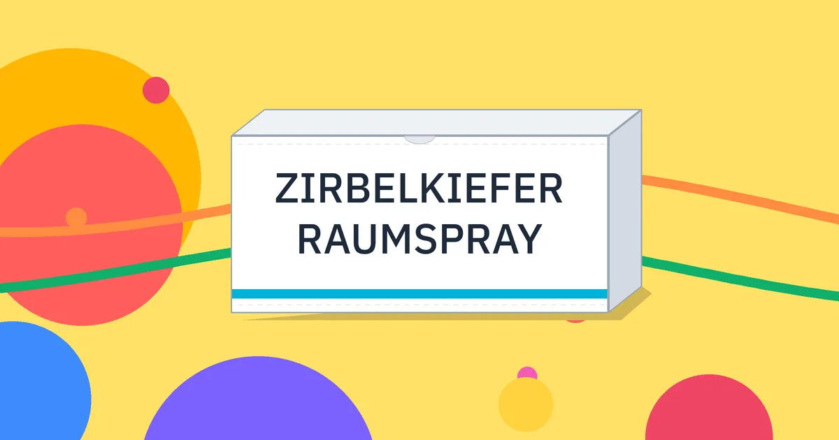 Symbolbild: Packung mit der Aufschrift ZIRBELKIEFER RAUMSPRAY (PZN 12362346) – Verfügbarkeit und Bezug in Apotheken in Frankfurt am Main