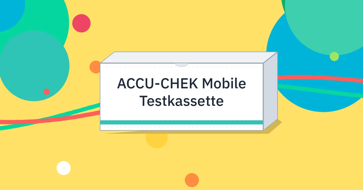 Symbolbild: Packung mit der Aufschrift ACCU-CHEK Mobile Testkassette (PZN 16032479) – Verfügbarkeit und Bezug in Apotheken in Frankfurt am Main