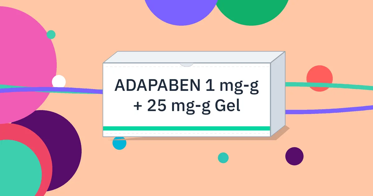 Symbolbild: Packung mit der Aufschrift ADAPABEN 1 mg-g + 25 mg-g Gel (PZN 18446713) – Verfügbarkeit und Bezug in Apotheken in Frankfurt am Main