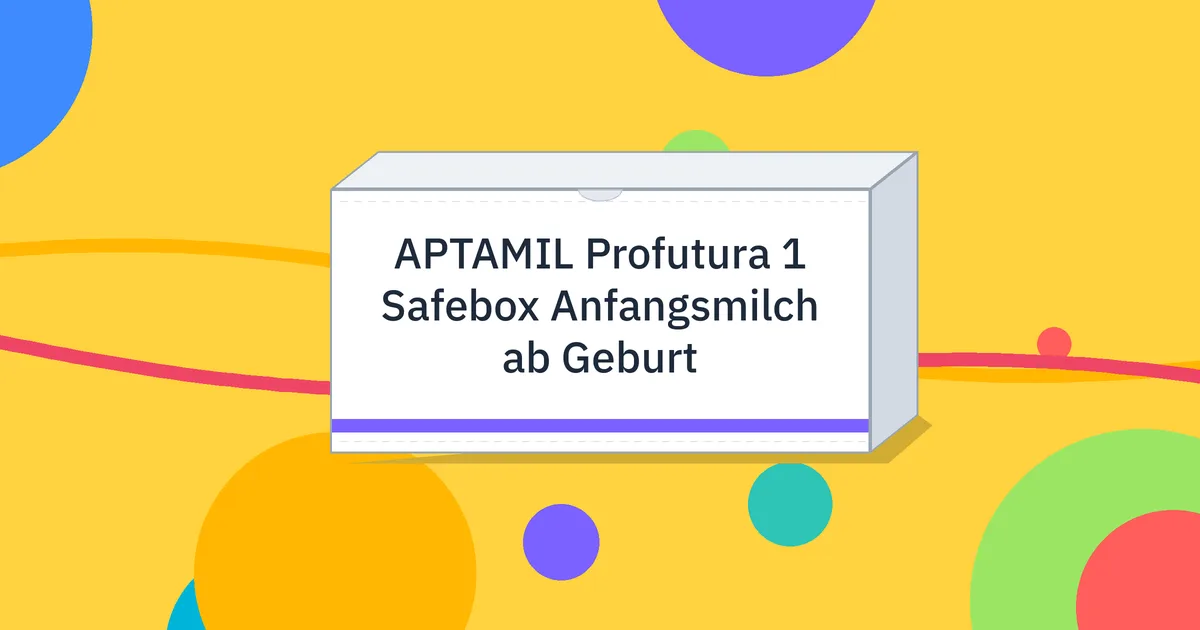 Symbolbild: Packung mit der Aufschrift APTAMIL Profutura 1 Safebox Anfangsmilch ab Geburt (PZN 10320929) – Verfügbarkeit und Bezug in Apotheken in Frankfurt am Main