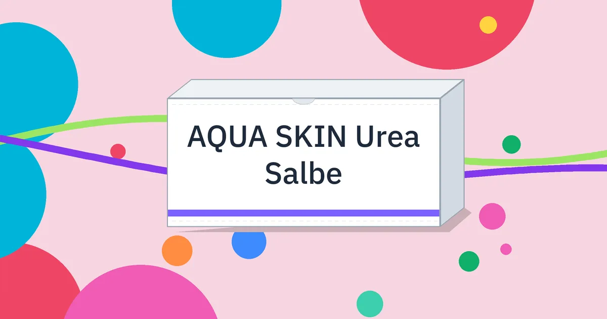 Symbolbild: Packung mit der Aufschrift AQUA SKIN Urea Salbe (PZN 02934161) – Verfügbarkeit und Bezug in Apotheken in Frankfurt am Main