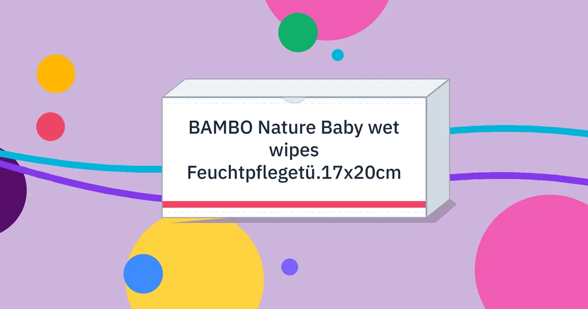 Symbolbild: Packung mit der Aufschrift BAMBO Nature Baby wet wipes Feuchtpflegetü.17x20cm (PZN 15816919) – Verfügbarkeit und Bezug in Apotheken in Frankfurt am Main