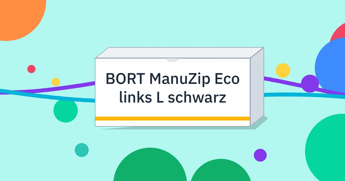 Symbolbild: Packung mit der Aufschrift BORT ManuZip Eco links L schwarz (PZN 10995395) – Verfügbarkeit und Bezug in Apotheken in Frankfurt am Main
